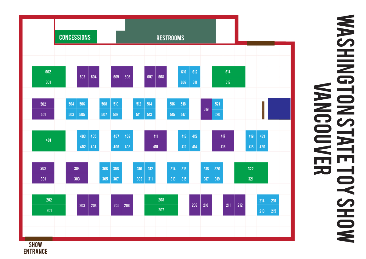 Vendor Info Vancouver – WA State Toy Show